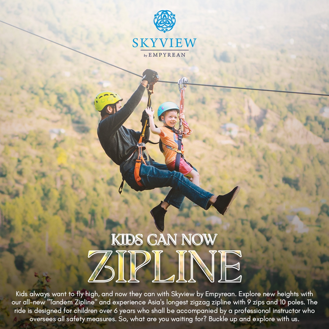 New @ Skyview: Tandem Zipline - Skyview by Empyrean – One Destination ...