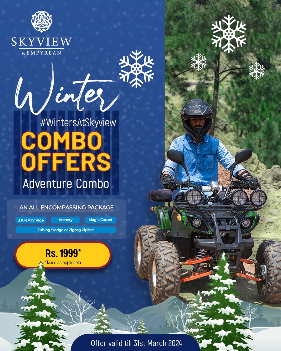 Activity - #WintersAtSkyview Adventure Package - Skyview by Empyrean ...